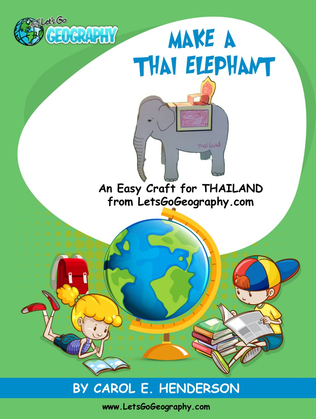 Easy Craft for Kids: Make a Thai Elephant | Geography Crafts for Kids