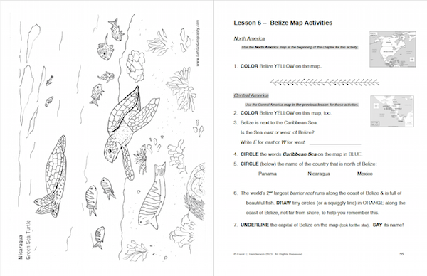 Geography Activity Book 1 & Teacher Key BUNDLE | The Hands-On Learning ...