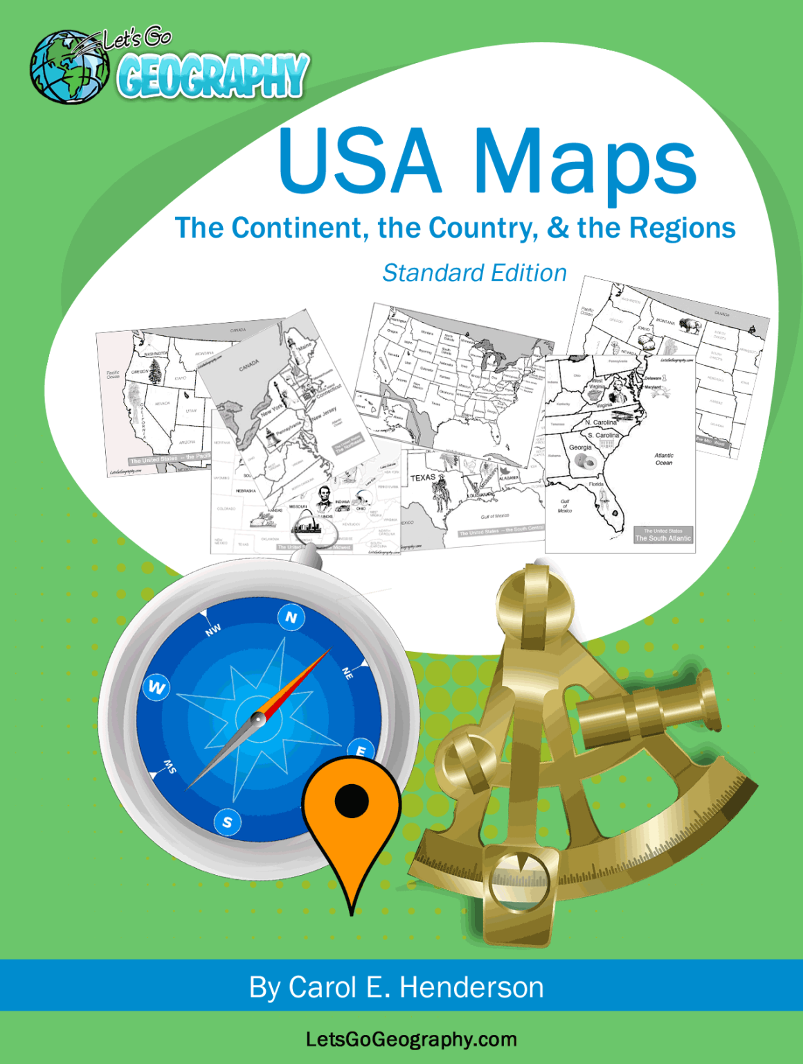 Maps of the USA: Labeled | The Hands-On Learning Store