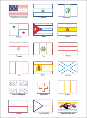 Year 3 Flags | The Hands-On Learning Store