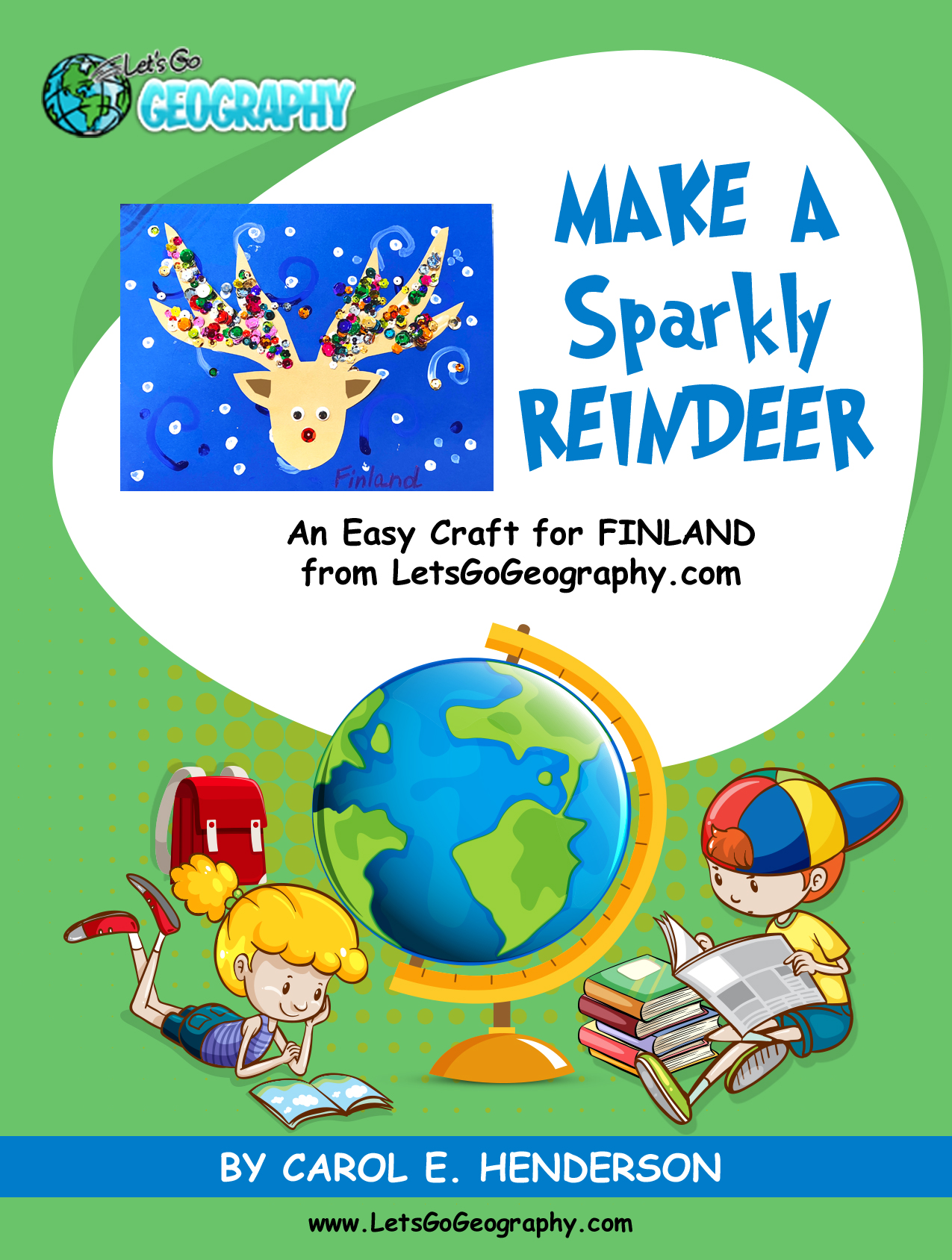 Easy Craft for Kids: Make a Sparkly Reindeer | The Hands-On Learning Store